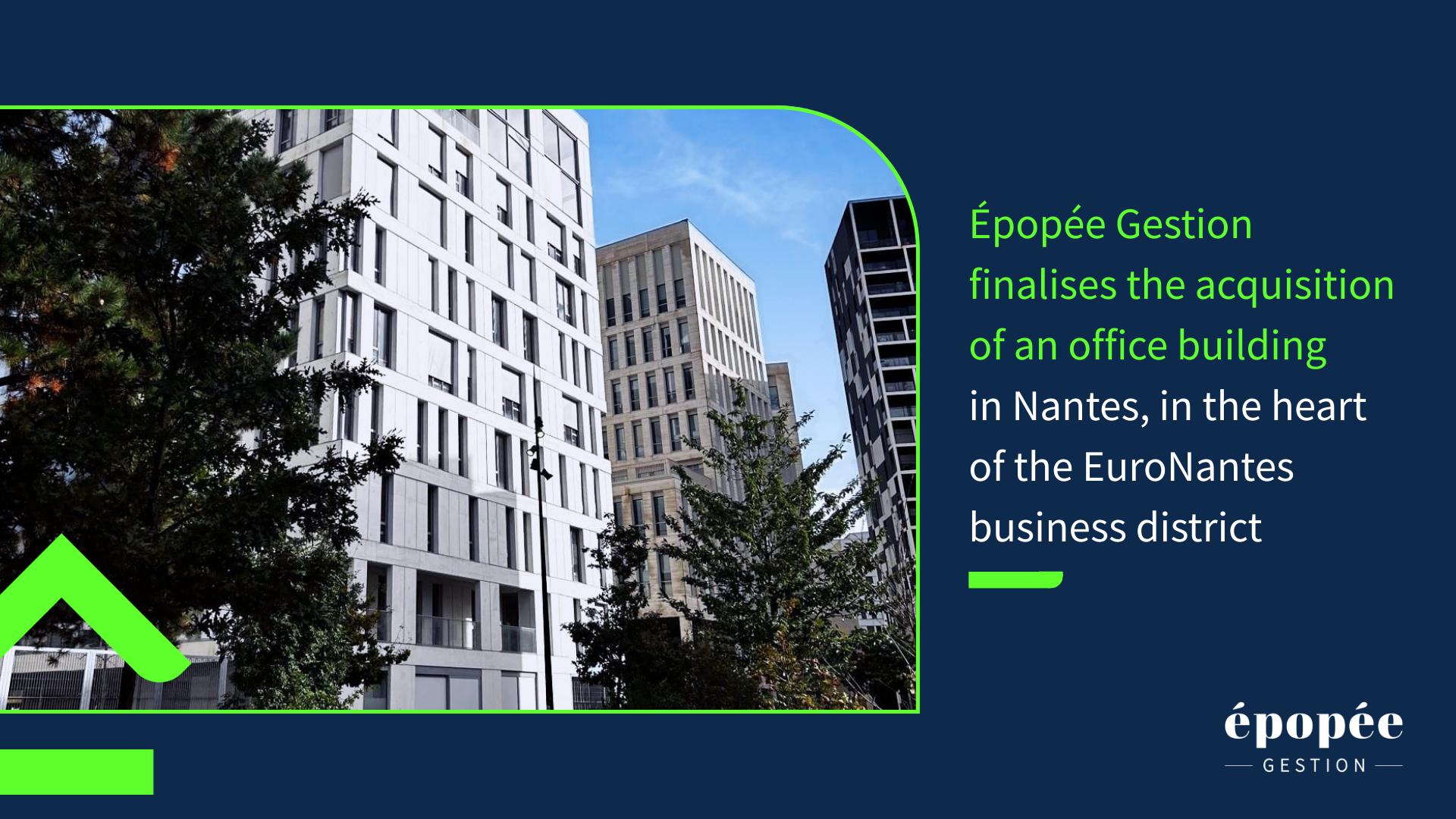 Épopée Gestion finalises the acquisition of an office building in ...